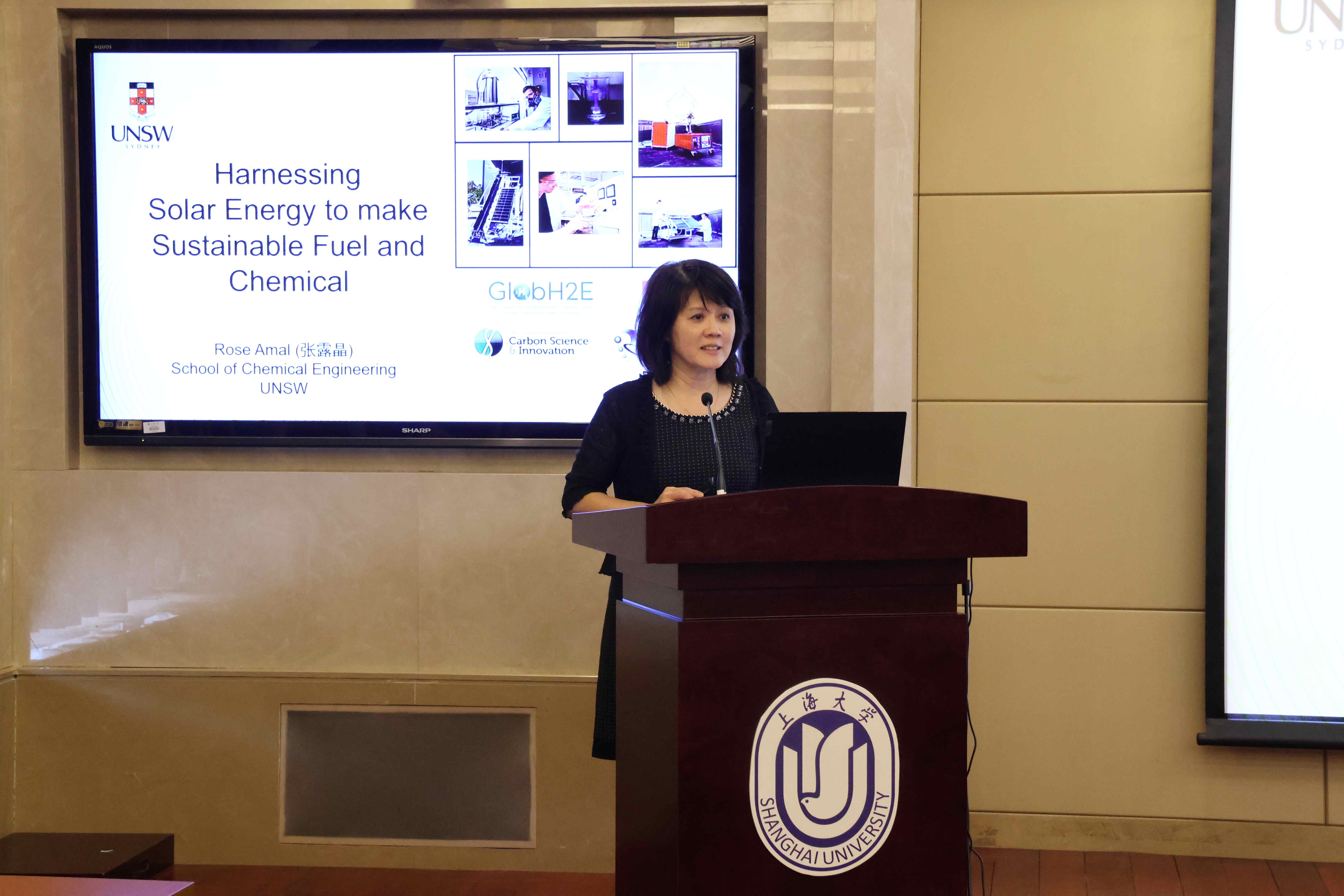 校党委书记成旦红会见新南威尔士大学（UNSW）Rose Amal院士一行-上海大学
