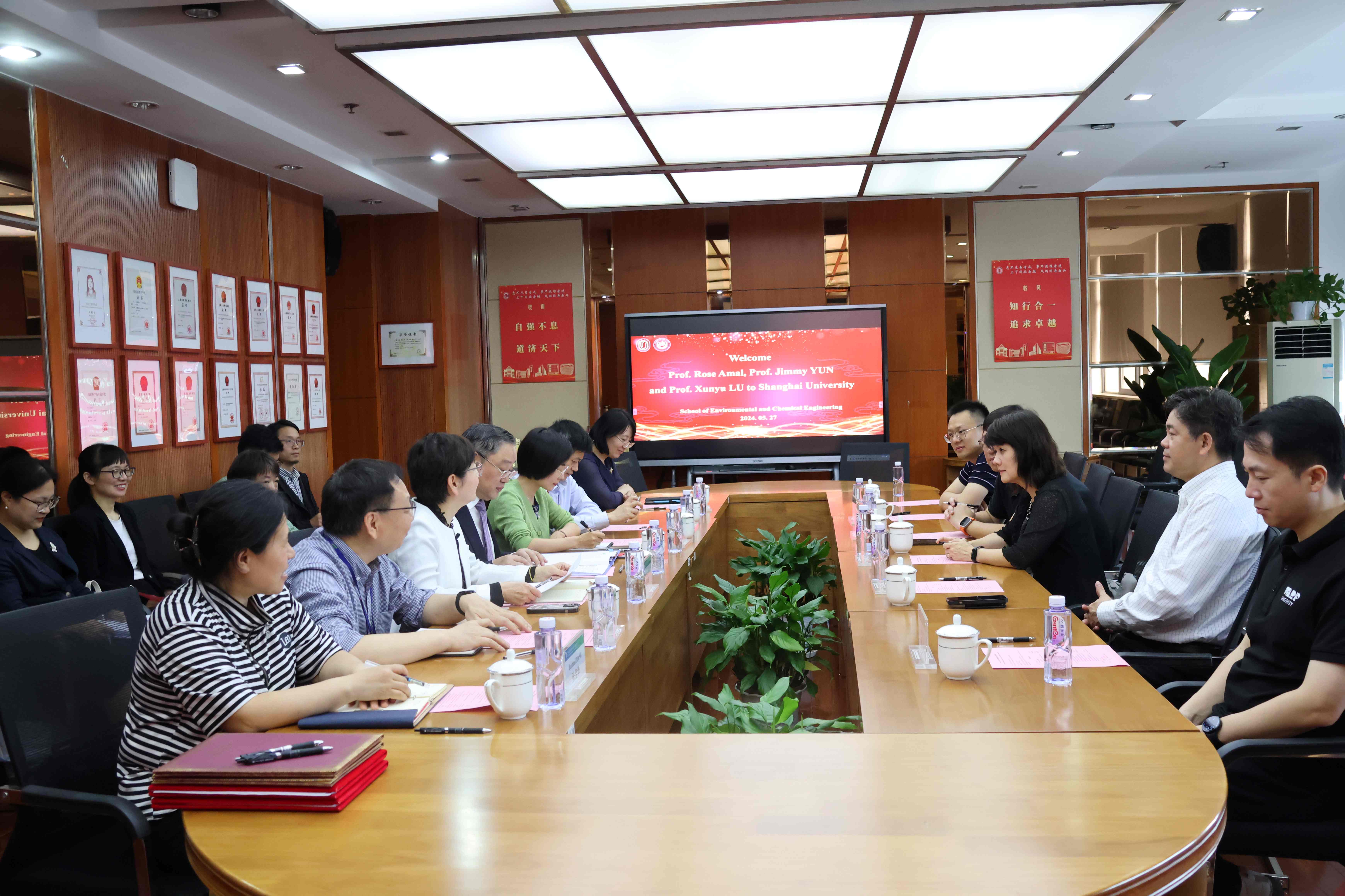 校党委书记成旦红会见新南威尔士大学（UNSW）Rose Amal院士一行-上海大学